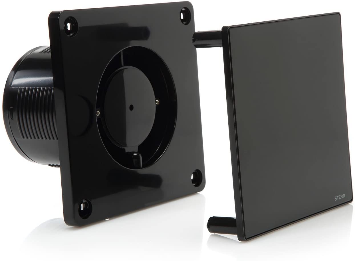 STERR – Black Bathroom Extractor Fan 100 mm / 4″ – BFS100-B – BigaMart