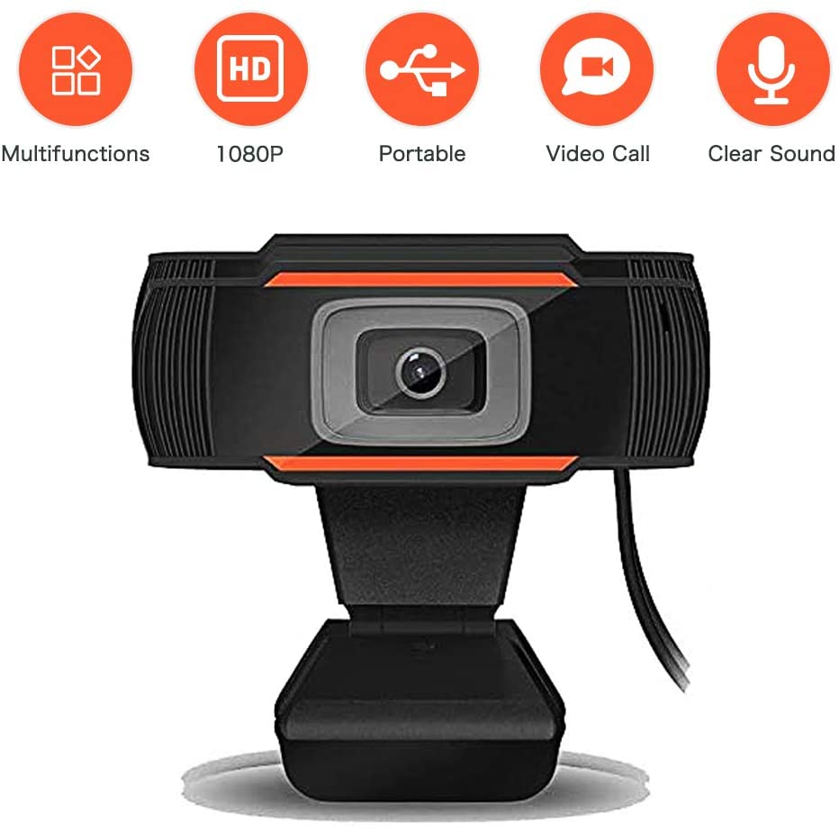 1080P Webcam, NETUM HD 12.0M Pixels 30fps, 180 Degrees Vertical Video ...