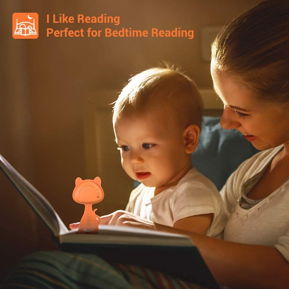 Book Light for Reading in Bed at Night, Fun Kids Clip on LED Booklight ...