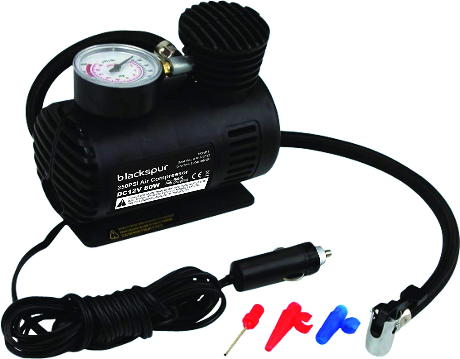 Blackspur BB-AC101 250 PSI Air Compressor – BigaMart