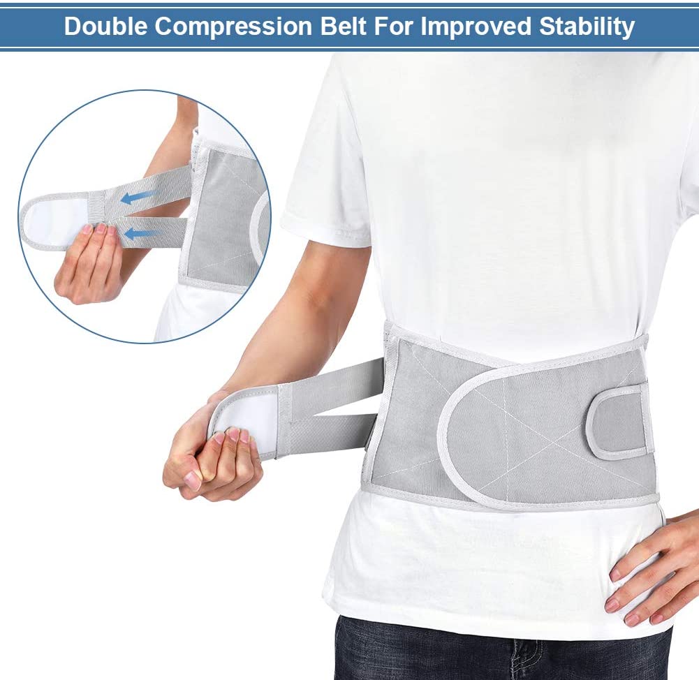 Heat Waist Belt, Heated Back Support Belt Lower Back Electric Heating ...