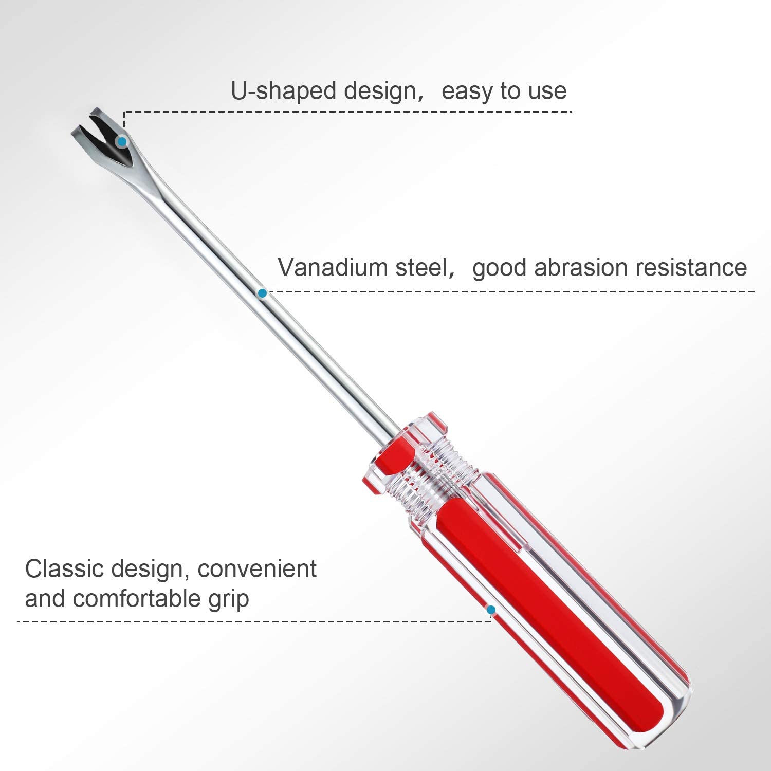 3 Packs Tack Lifter 3 mm U Tip Nail Staple Rivet Tack Puller ...