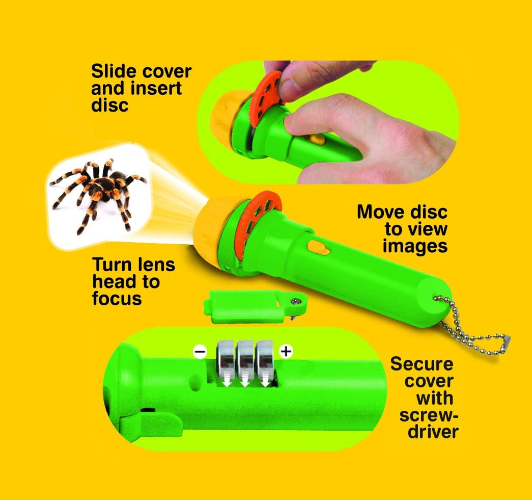 Natural History Museum Creepy Crawly Torch and Projector – BigaMart