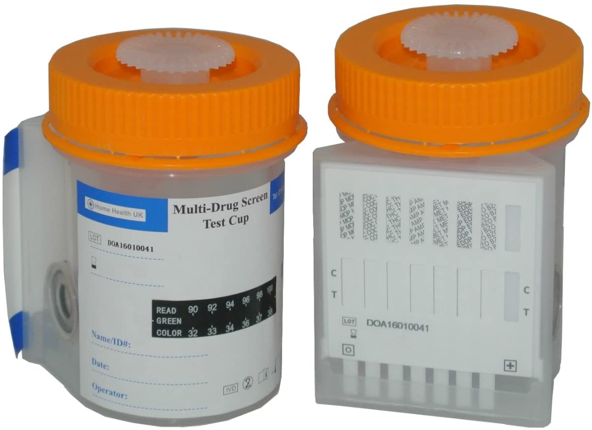 1 x Drug Testing Kit – Tests for 8 Drugs with Integrated Multi Panel ...