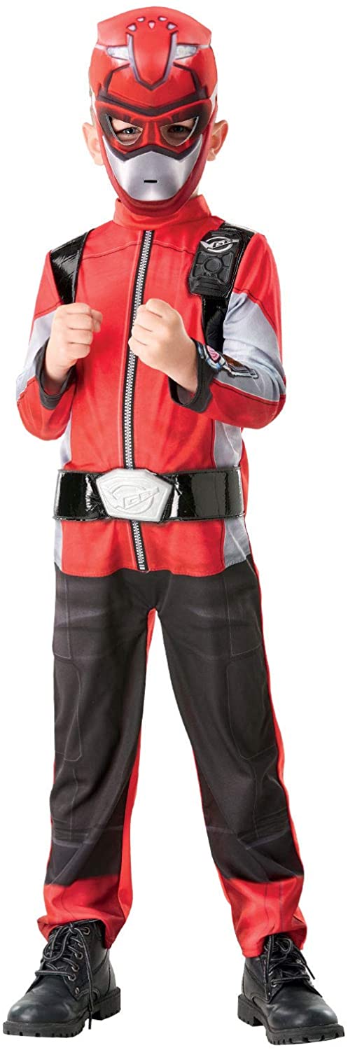 Rubie’s Official Power Rangers, Beast Morphers Costume – Red Ranger ...