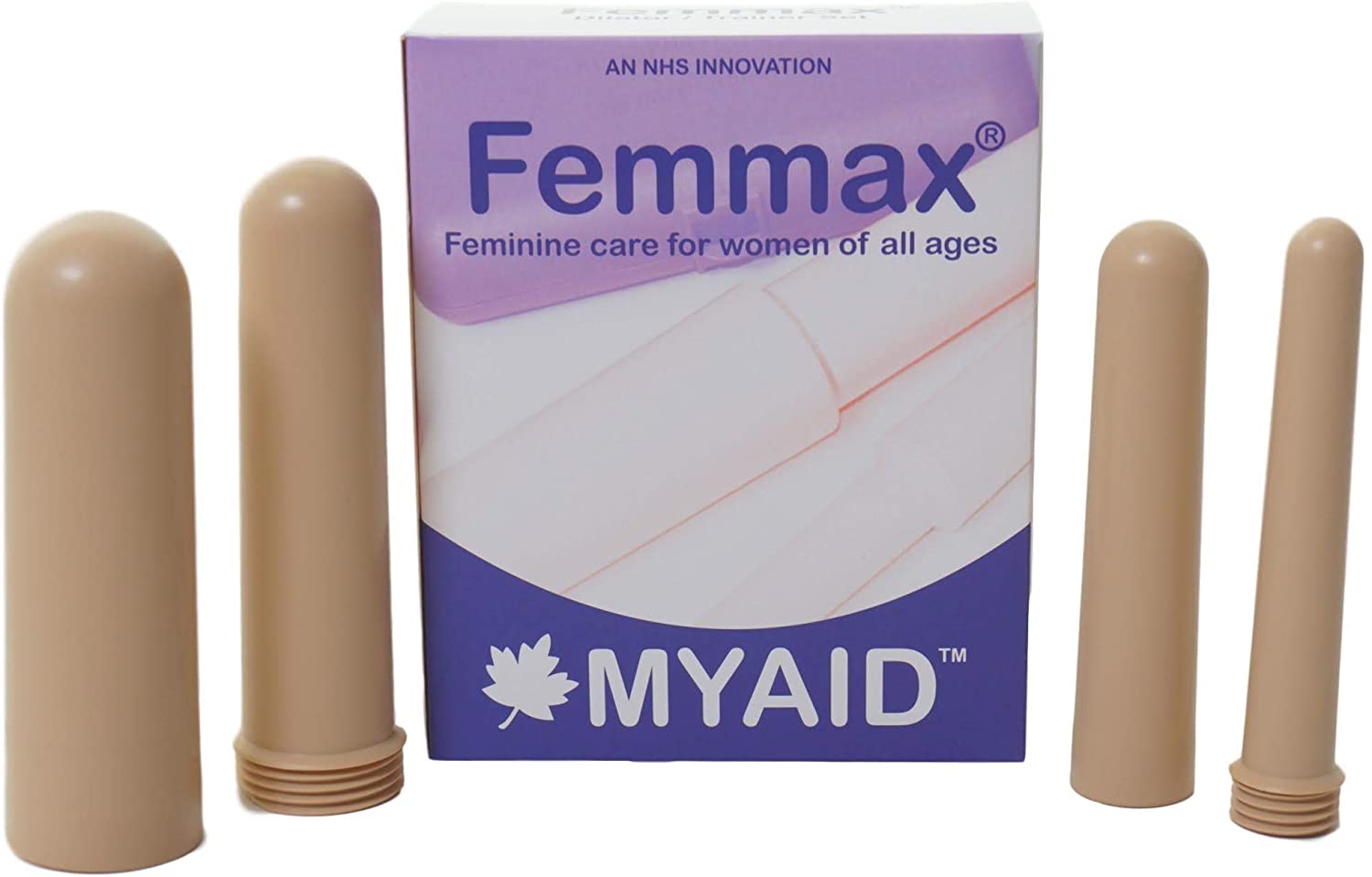 MYAID Femmax Vaginal Dilators/Trainers (Beige) – Set of 4 – BigaMart