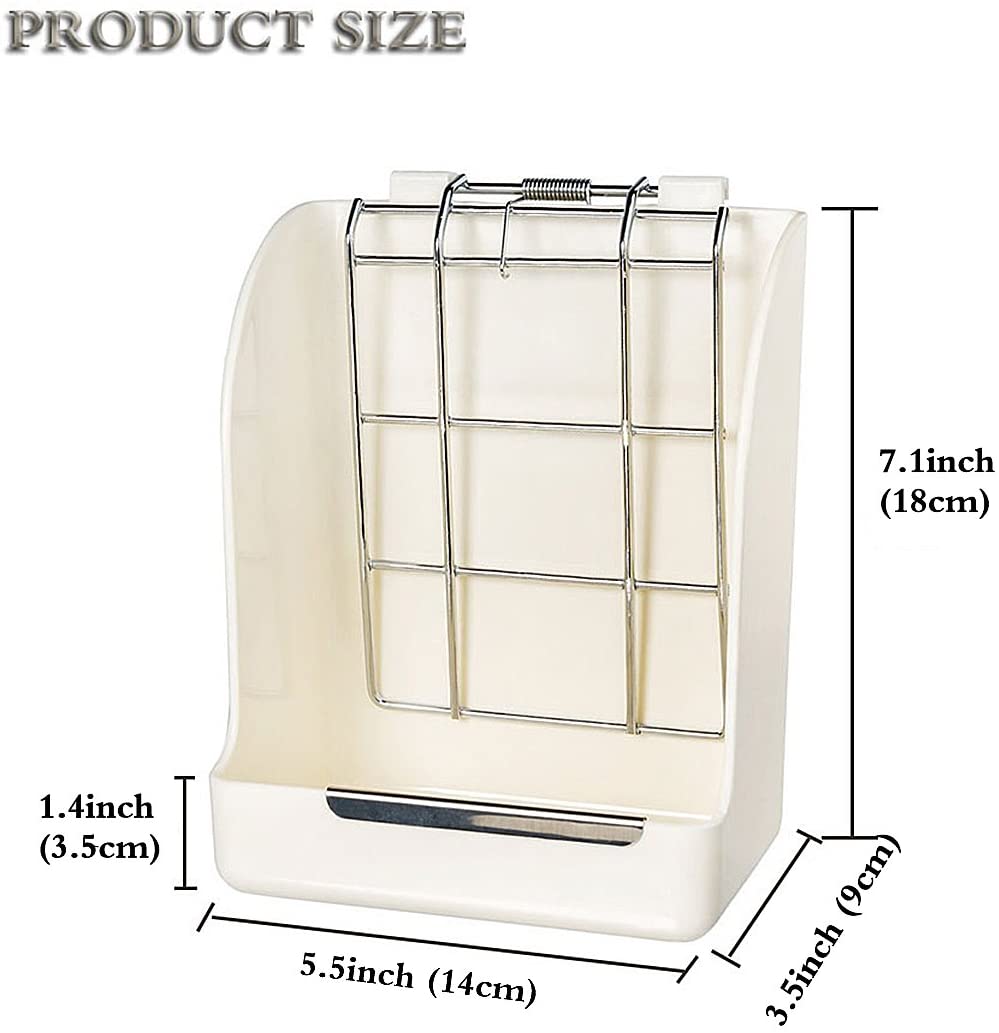 Amakunft Guinea Pigs Hay Feeder Rack, Rabbit Mess-Free Alfalfa ...