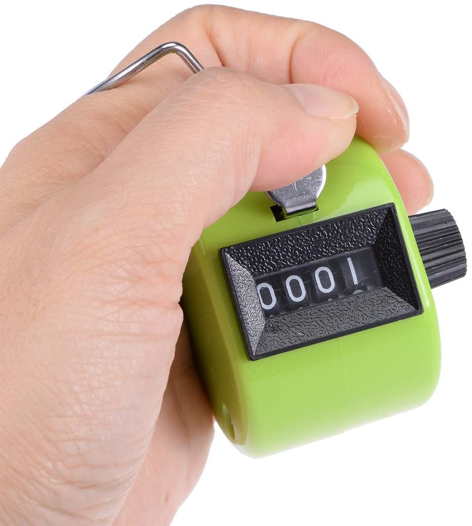 sourcing map Round Base Hand Tally Counter Tally Counter Mechanical ...