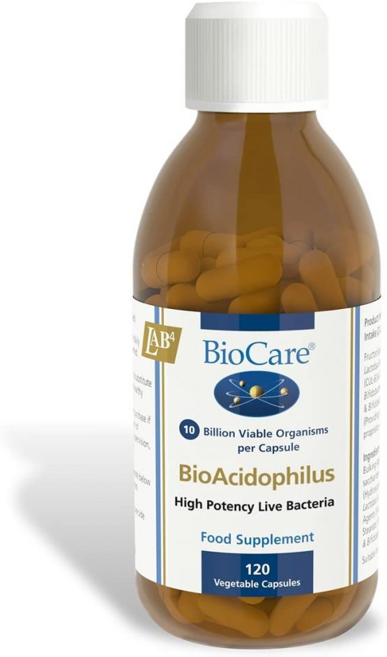BioCare 661249 BioAcidophilus Pack of 120 Capsules (10 Billion Live ...