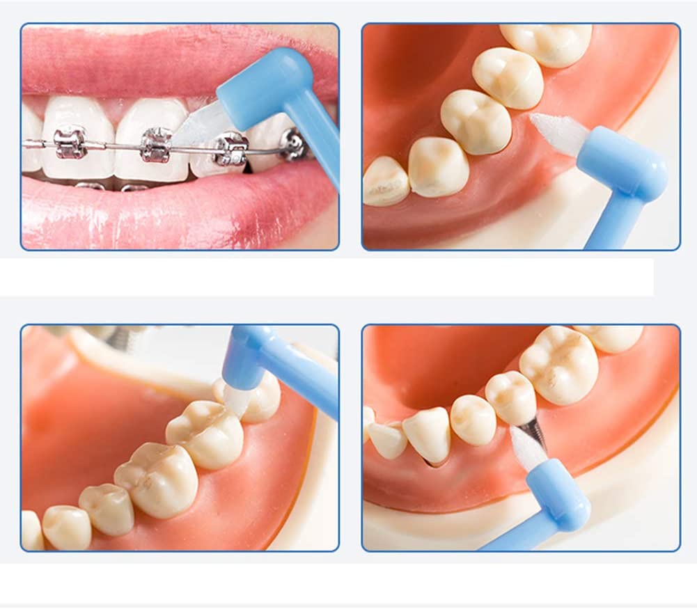 UOWAN 7PCS Interspace Toothbrushes, Slim Interspace Teeth Brushes Gum ...