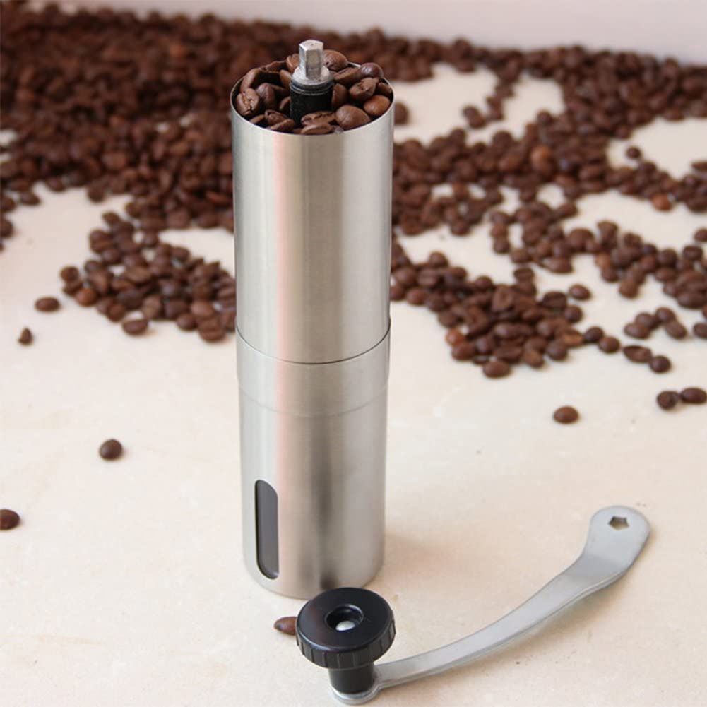 Coffee Grinder Mini Stainless Steel Hand Manual Handmade Coffee Bean ...