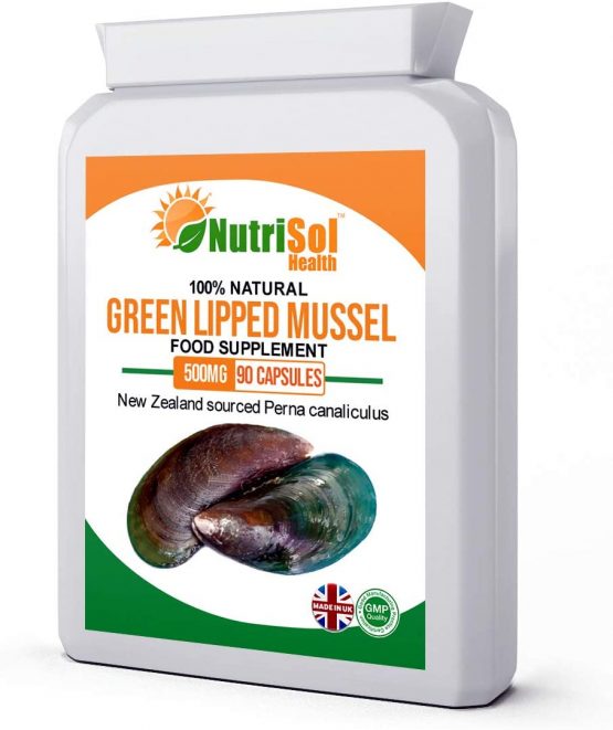 Nutrisol Health Green Lipped Mussels Extract 500mg 90 Capsules | from ...
