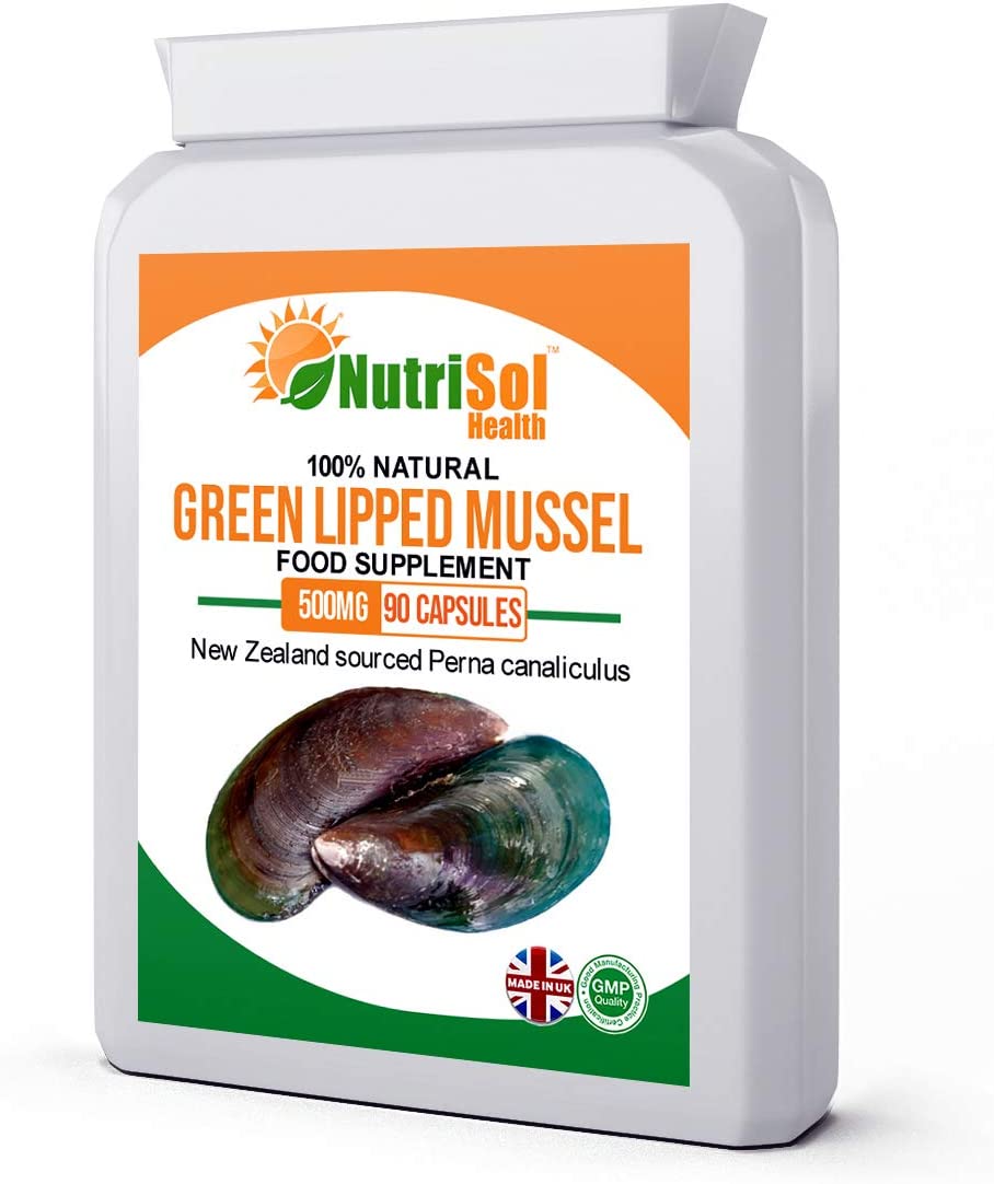 Nutrisol Health Green Lipped Mussels Extract 500mg 90 Capsules | from ...