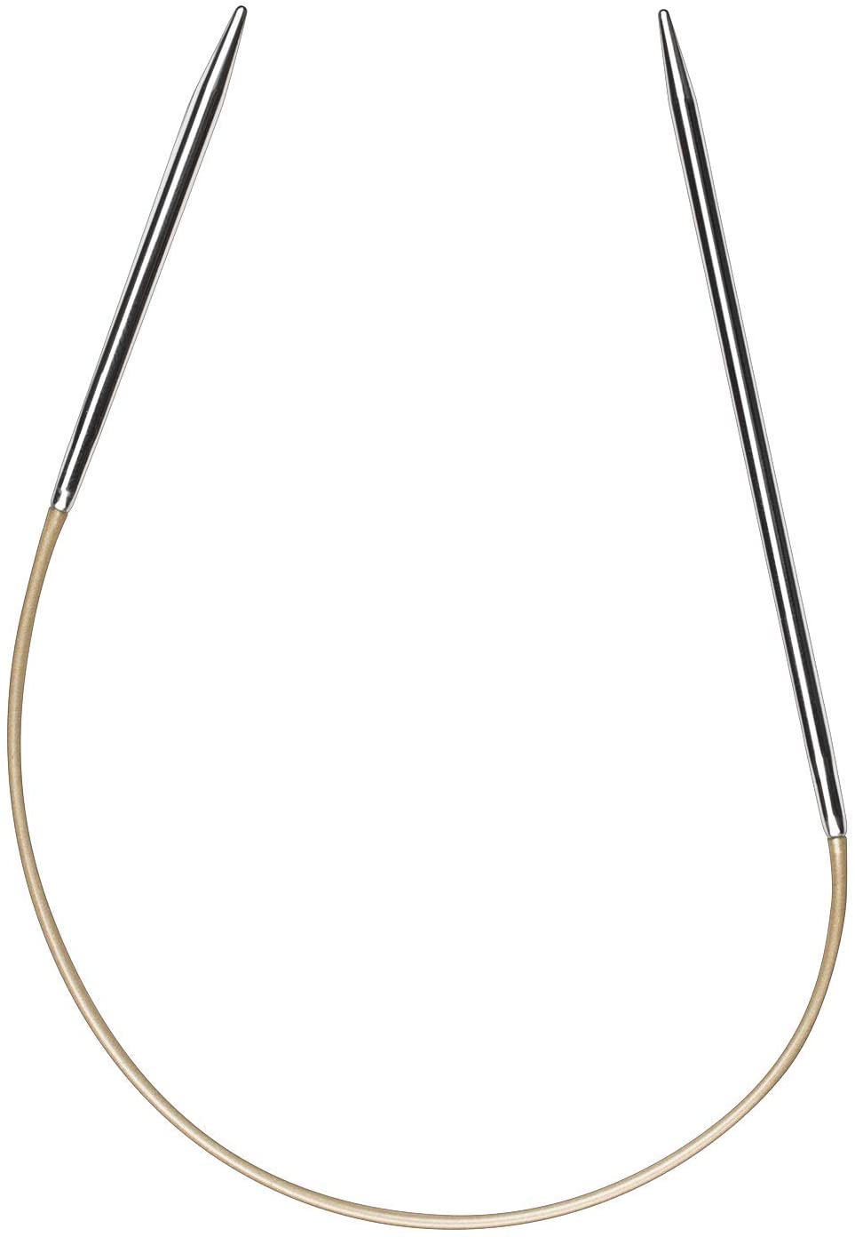 Addi Sock-Wonder 25cm Circular Knitting Needle 2mm, Metal, Silver ...