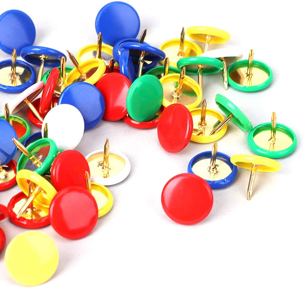 Dokpav 300PCS Colourful Push Pins, Decorative Drawing Pins, Creative ...