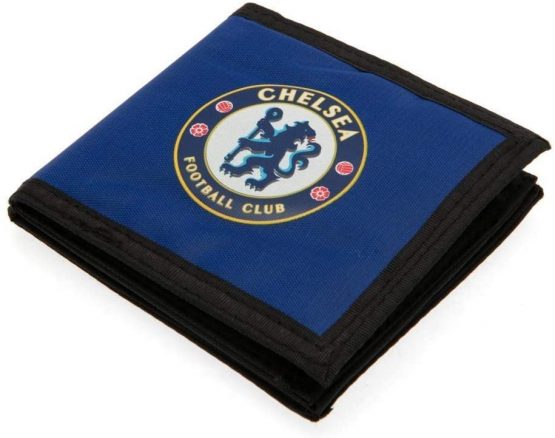 Chelsea FC Football Crest Nylon Money Wallet, Blue – BigaMart