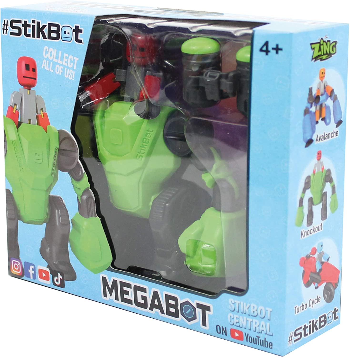Zing StikBot MegaBot Knockout, Multi-Colour – BigaMart