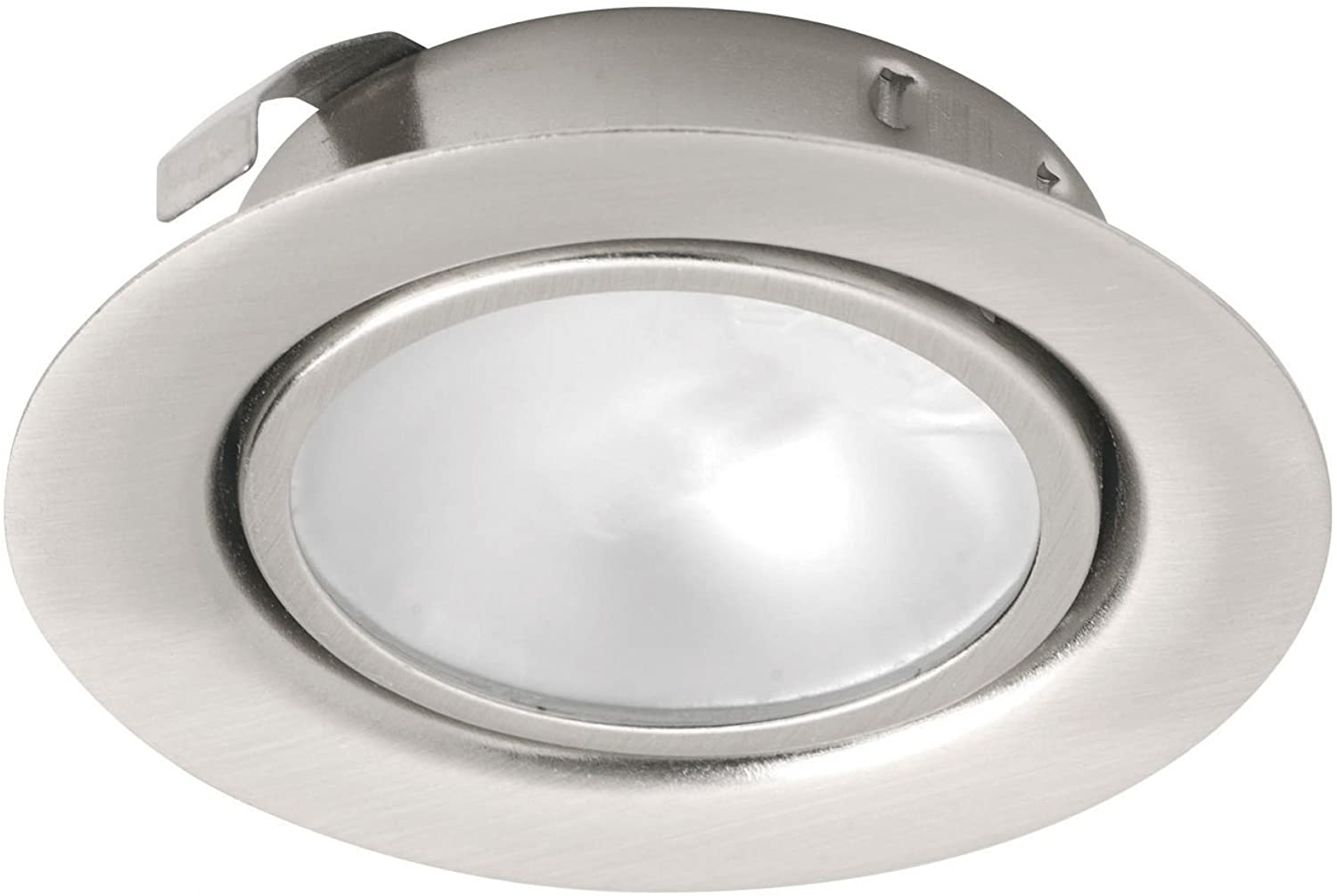 Leyton Lighting 12v 20w Halogen recessed Downlight Stainless Steel Warm ...