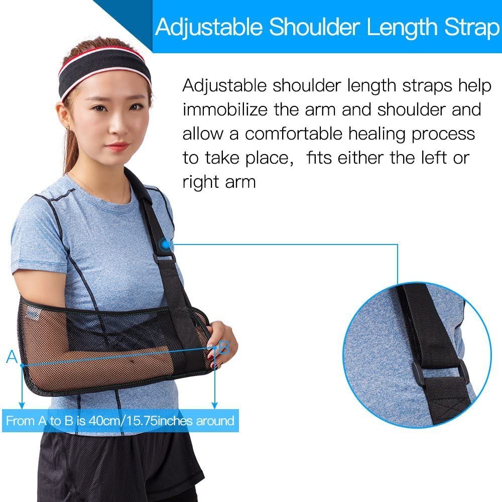 HKJD Arm Sling Mesh – Medical Shoulder Immobilizer for Shower – Arm ...