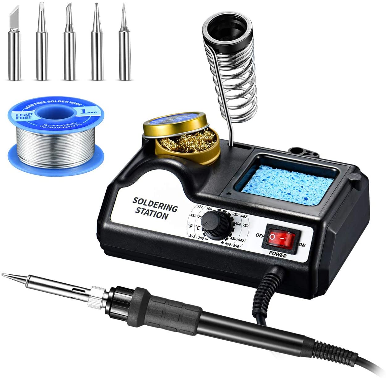 Holife Soldering Iron Station, 60W Soldering Station 200-480¡æ ...