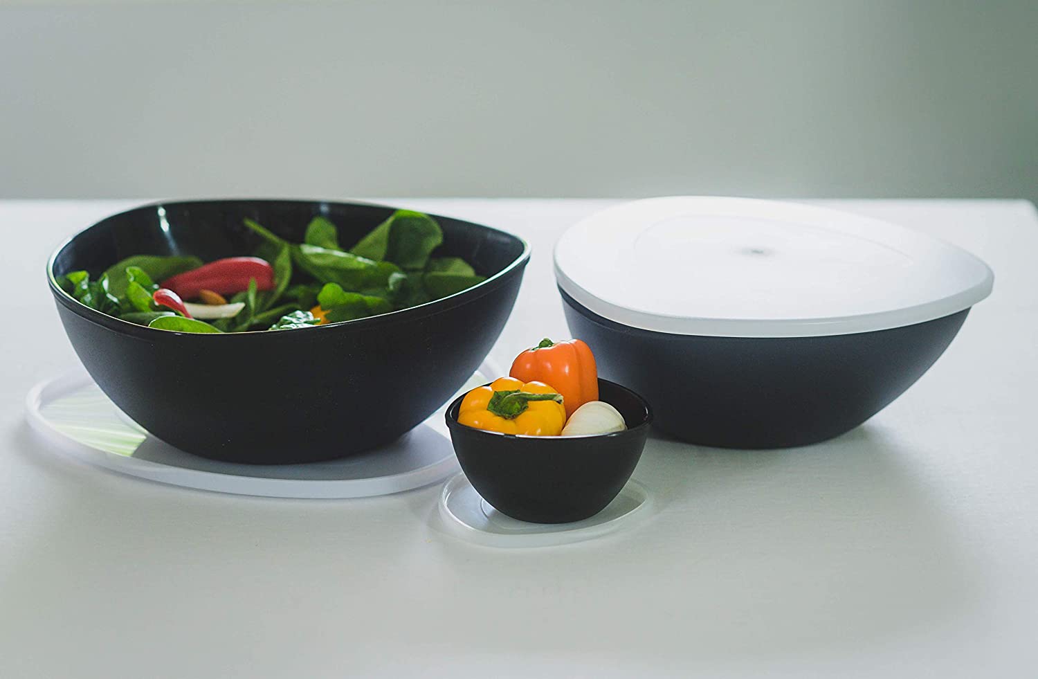 Coza Stackable and Unbreakable Serving Bowl for Mixing, Serving, Salad ...