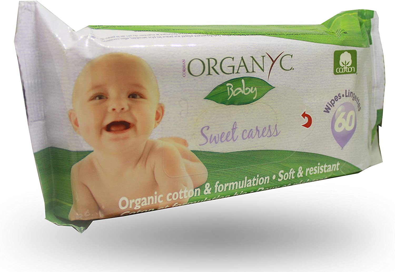 ORGANYC Sweet Caress Organic Cotton Baby Wipes - BigaMart