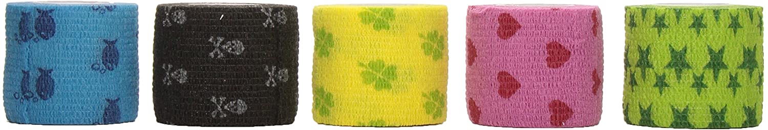 Kruuse Fun-Flex Assorted Colour Bandage Rolls, 5 cm, 10-Count – BigaMart