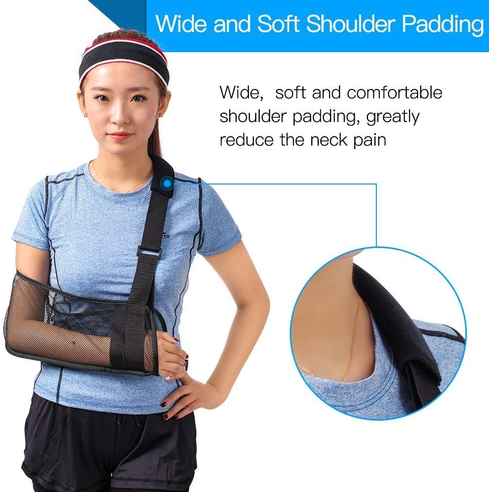 HKJD Arm Sling Mesh – Medical Shoulder Immobilizer for Shower – Arm ...
