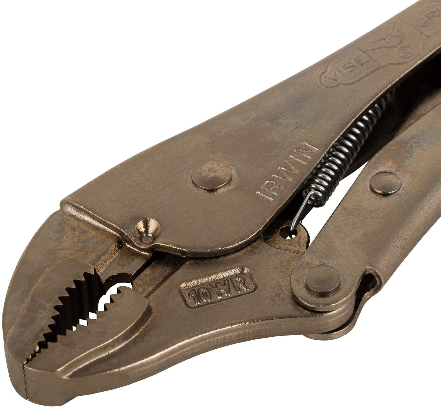 Irwin 10WRC Visegrip 0502EL4 Curved Jaw Self Grip Locking Plier, 250mm ...