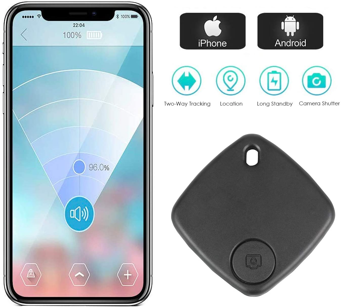 Key Finder Item Locator Tracker Bluetooth Locator with App for Phone ... Key Finder Item Locator Tracker Bluetooth Locator with App for Phone ...