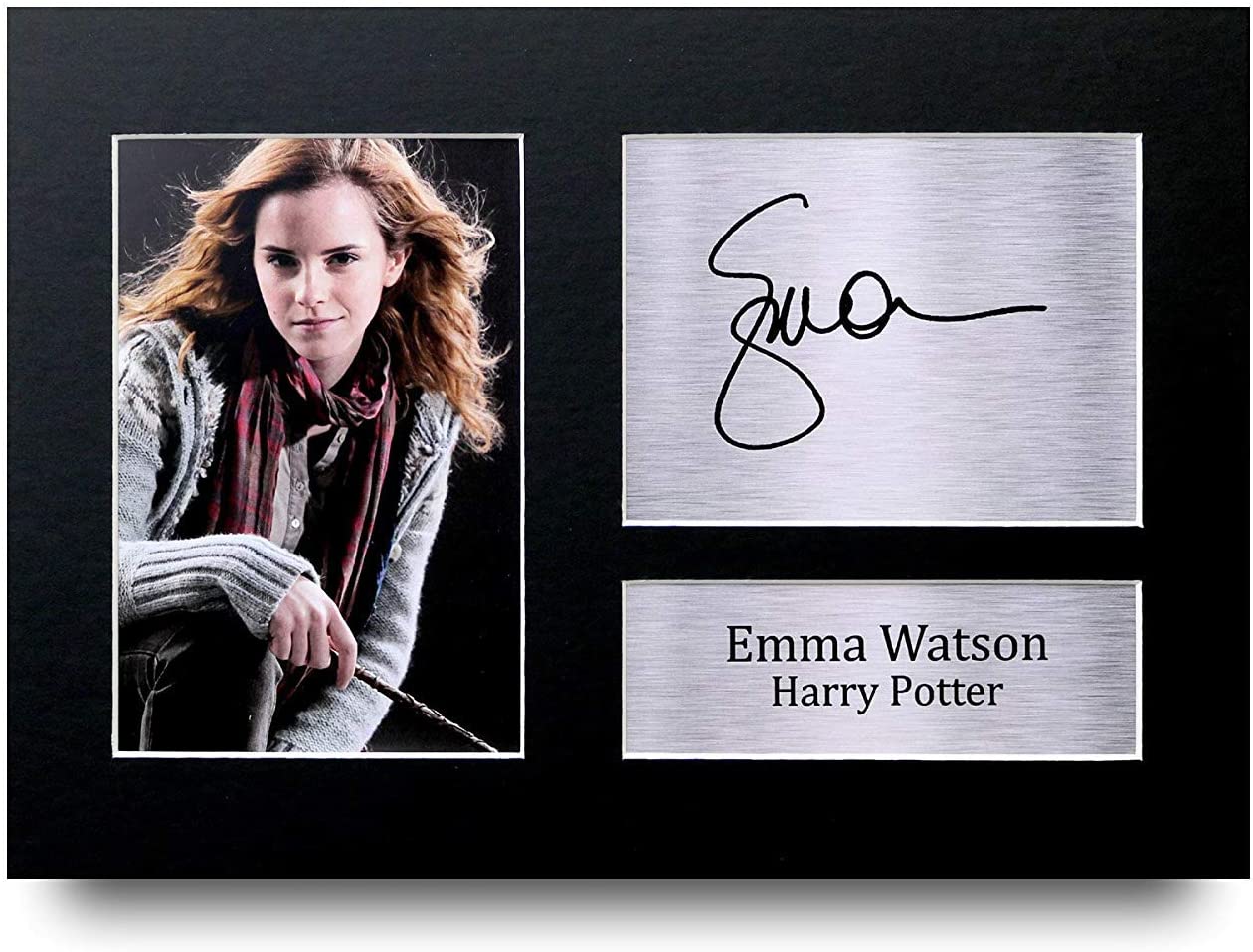 HWC Trading Emma Watson Gift Signed A4 Printed Autograph Hermione ...