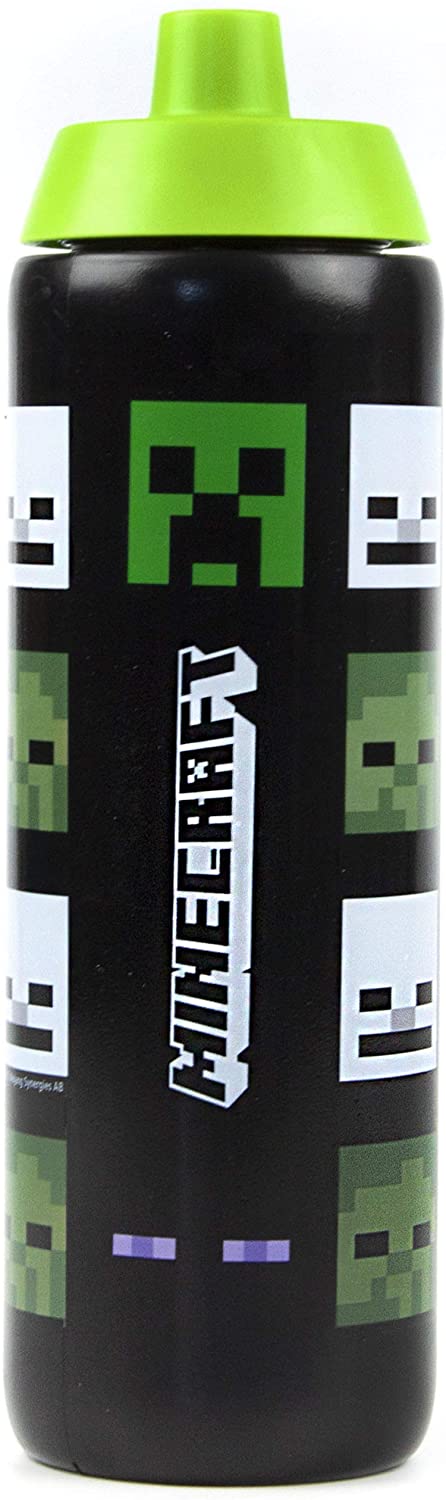 Minecraft Drinks Bottle Zombie Creeper and Skeleton 724ml – BigaMart