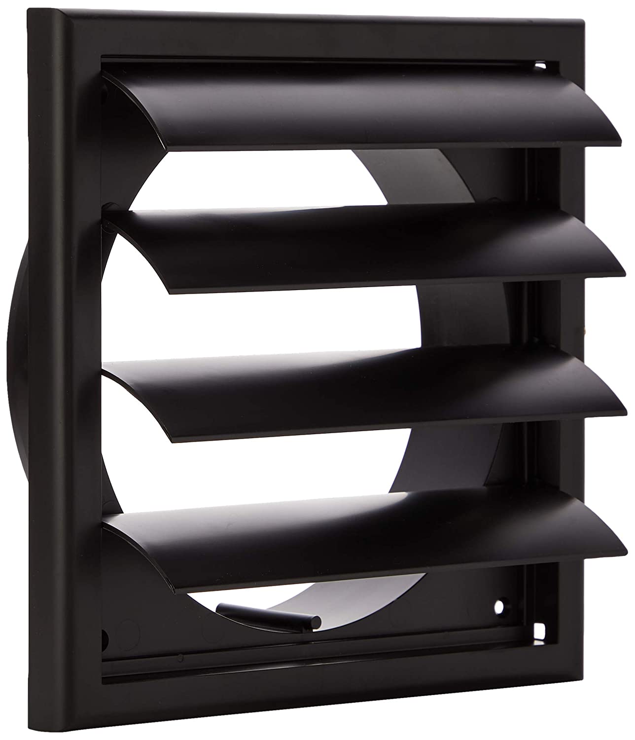 Blauberg Black Gravity Grille 100mm – 4 inch External Ducting Air Vent ...