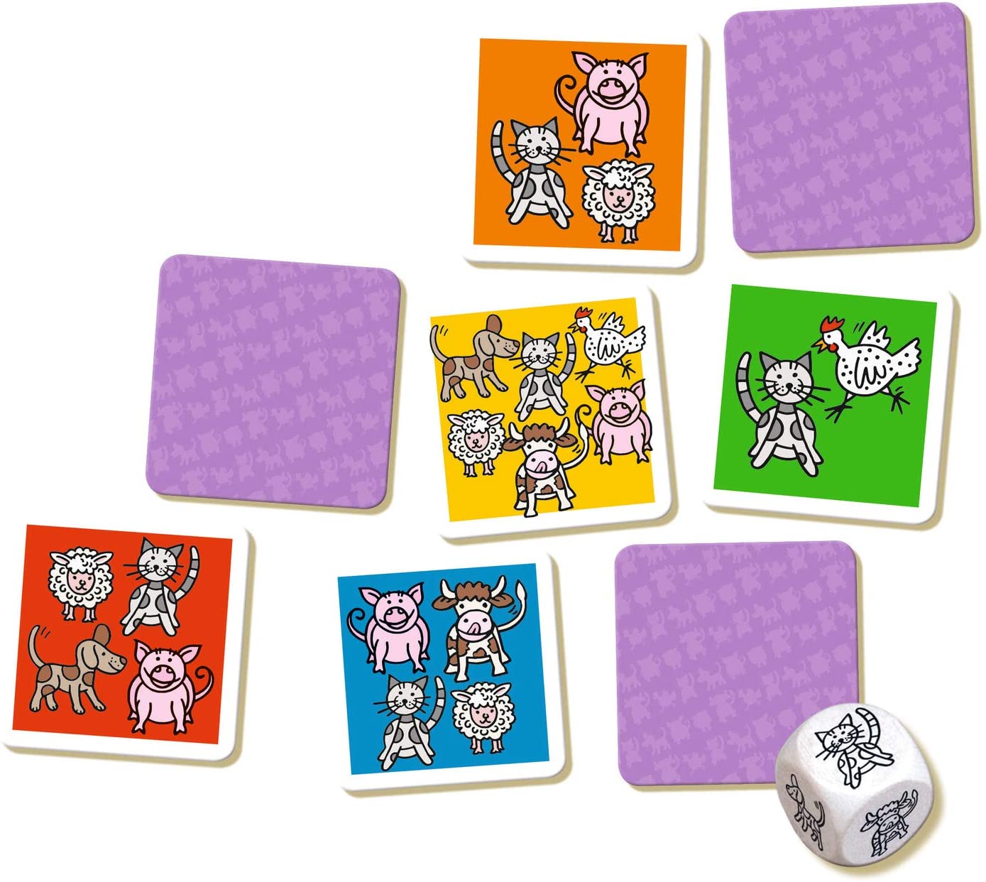 noris 606011637″ Miau Mäh Muh Memo Game – BigaMart