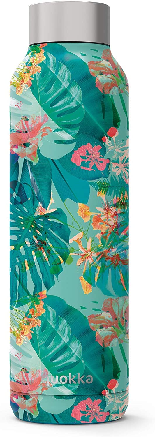 Quokka Solid – Tropical 630 ML | Stainless Steel Water Bottle – Insulated Double Walled Vacuum ...