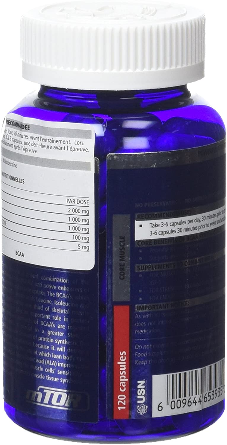 USN BCAA Syntho Stack Essential Amino Acid Stack Capsules – Tub of 120 ...