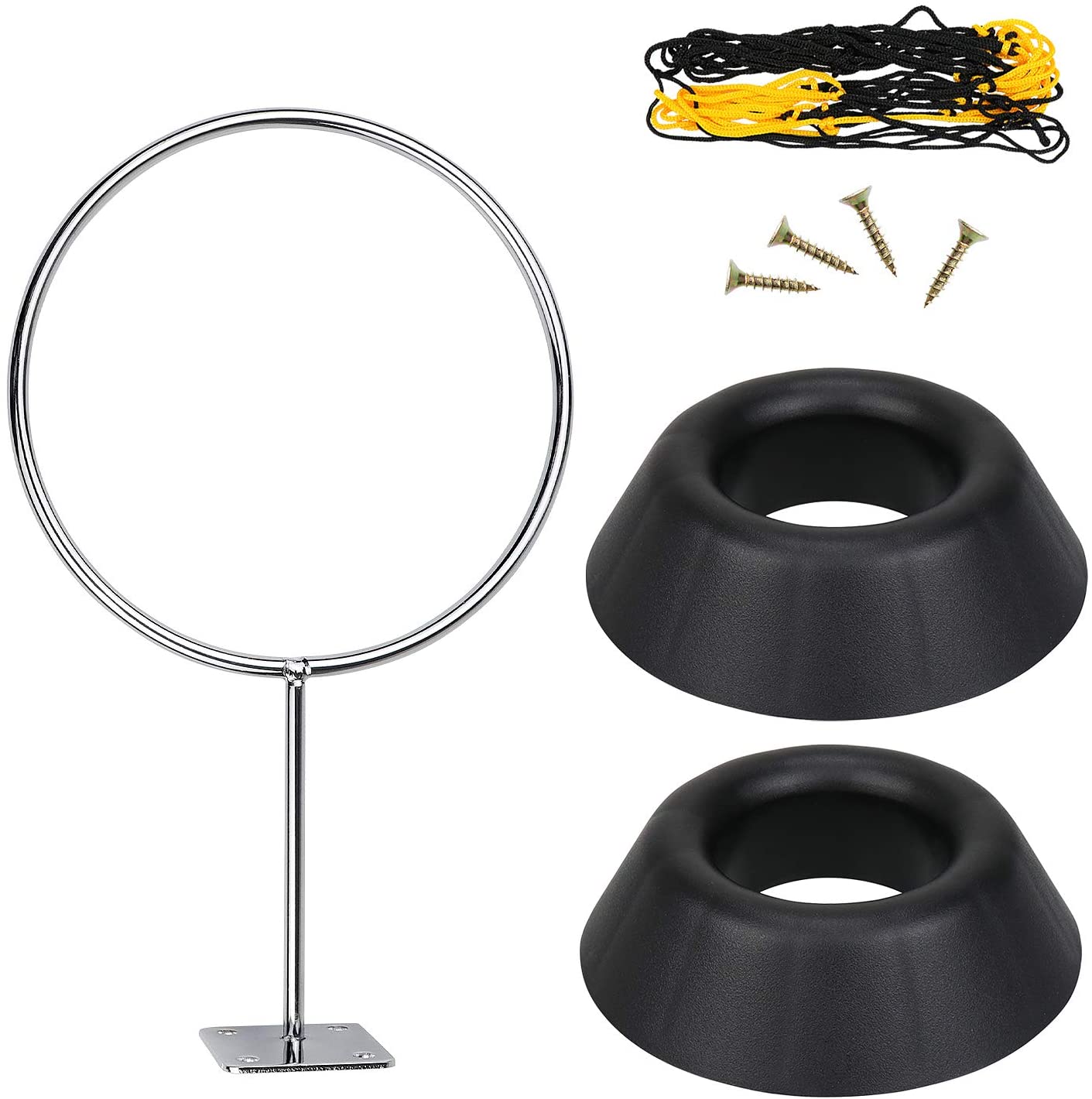 Hysagtek 3 Pieces Ball Stand Ball Display Holder with Storage Net ...