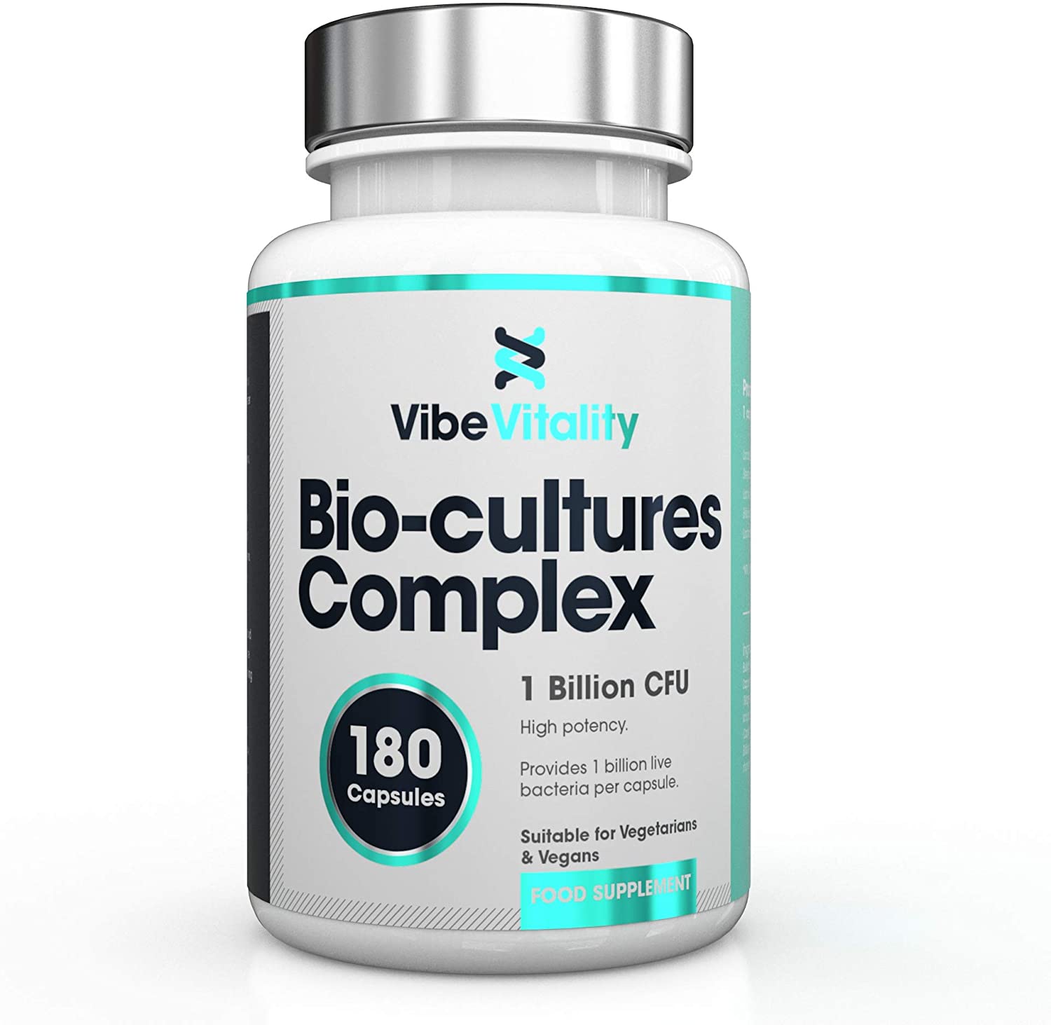 Bio-Cultures 1 Billion CFU 180 Capsules (6 Month Supply) | Vegetarian ...