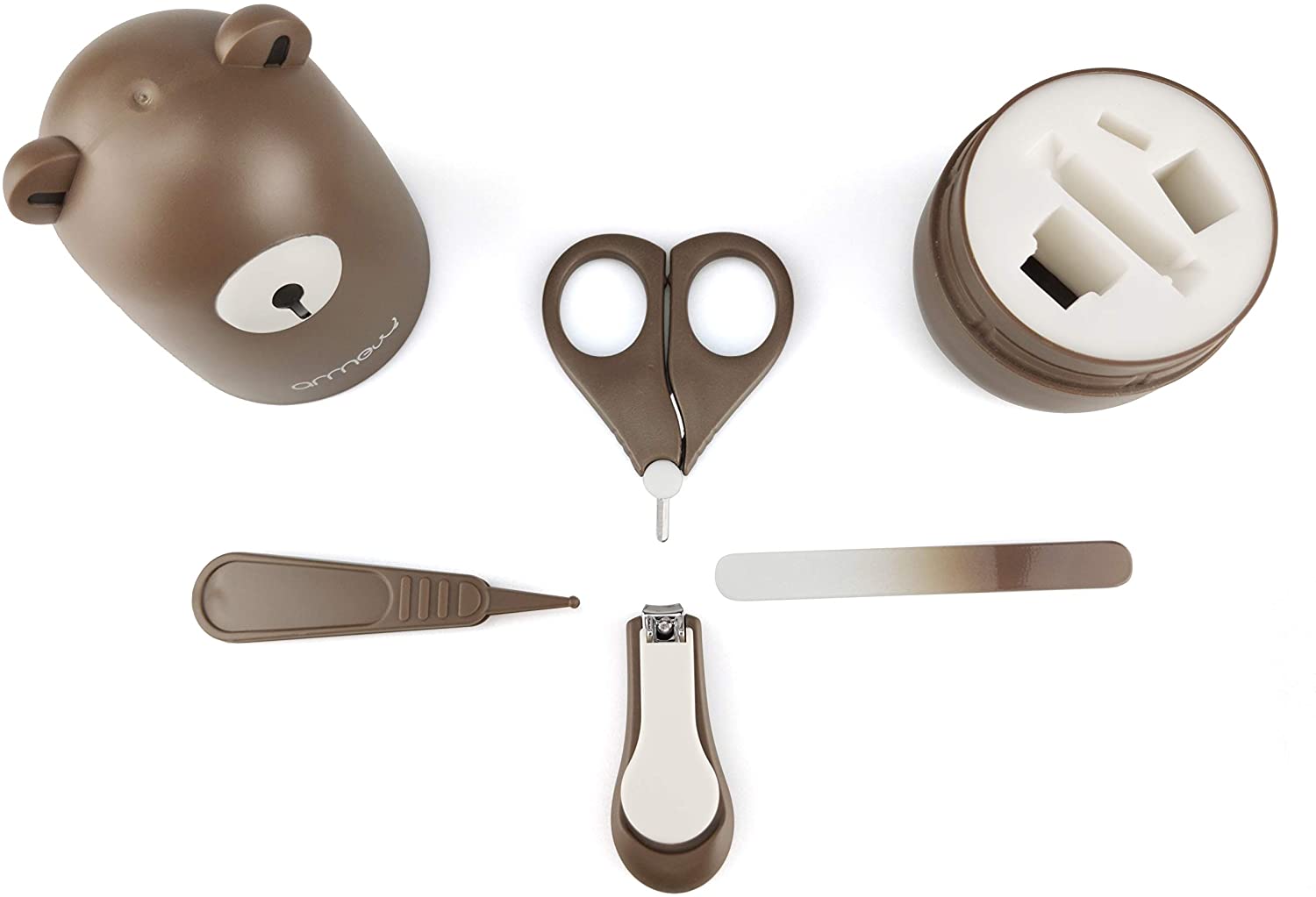 Baby Nail Kit by ARRNEW | 4-in-1 Baby Grooming Kit with Cute Case, Baby ...