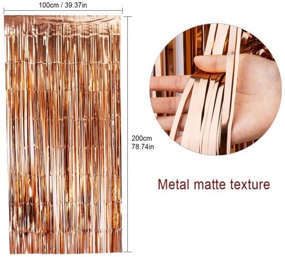 Metallic Tinsel Curtains Large Foil Fringe Curtains Metallic Tinsel
