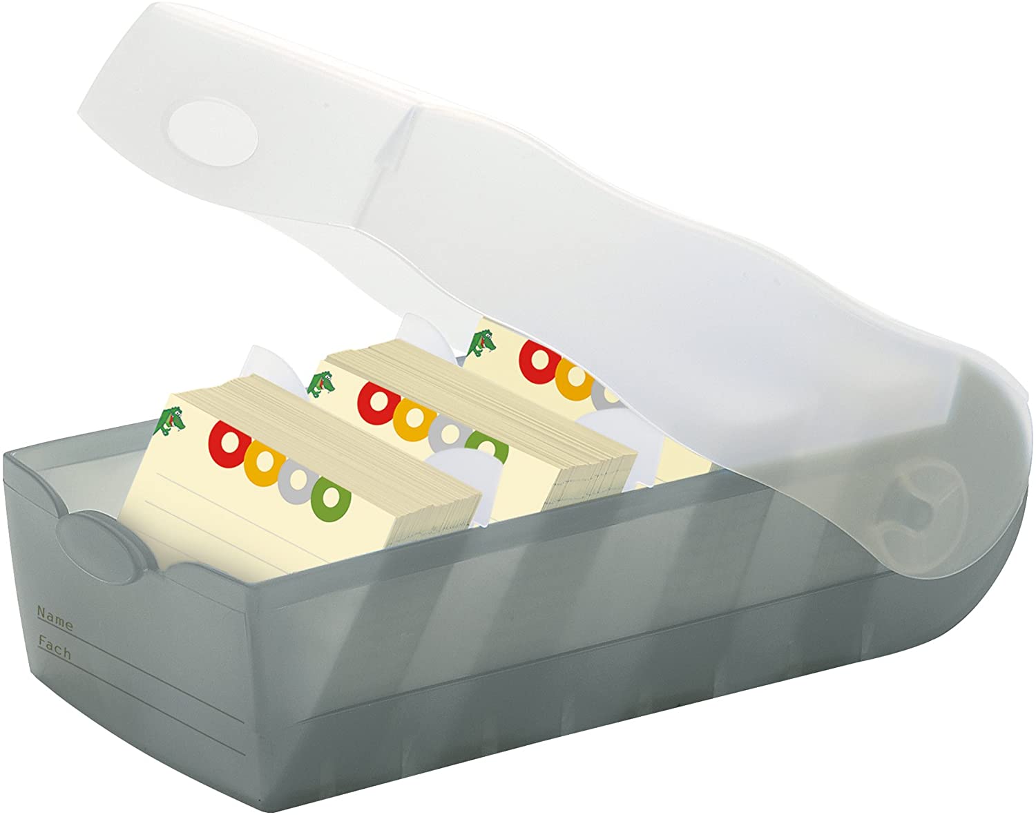 HAN 997-693, CROCO Flashcard Index Box. For learning vocabulary in an ...