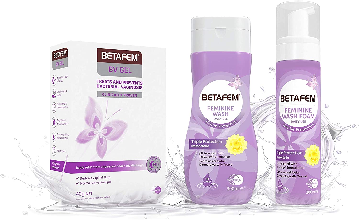 BETAFEM BV Gel 40 g Clinically Proven to Treat Bacterial Vaginosis (BV ...
