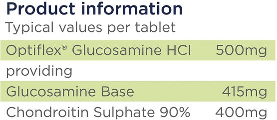 Healthspan ChondroMax | 60 Tablets | 500mg Optiflex Glucosamine HCI ...