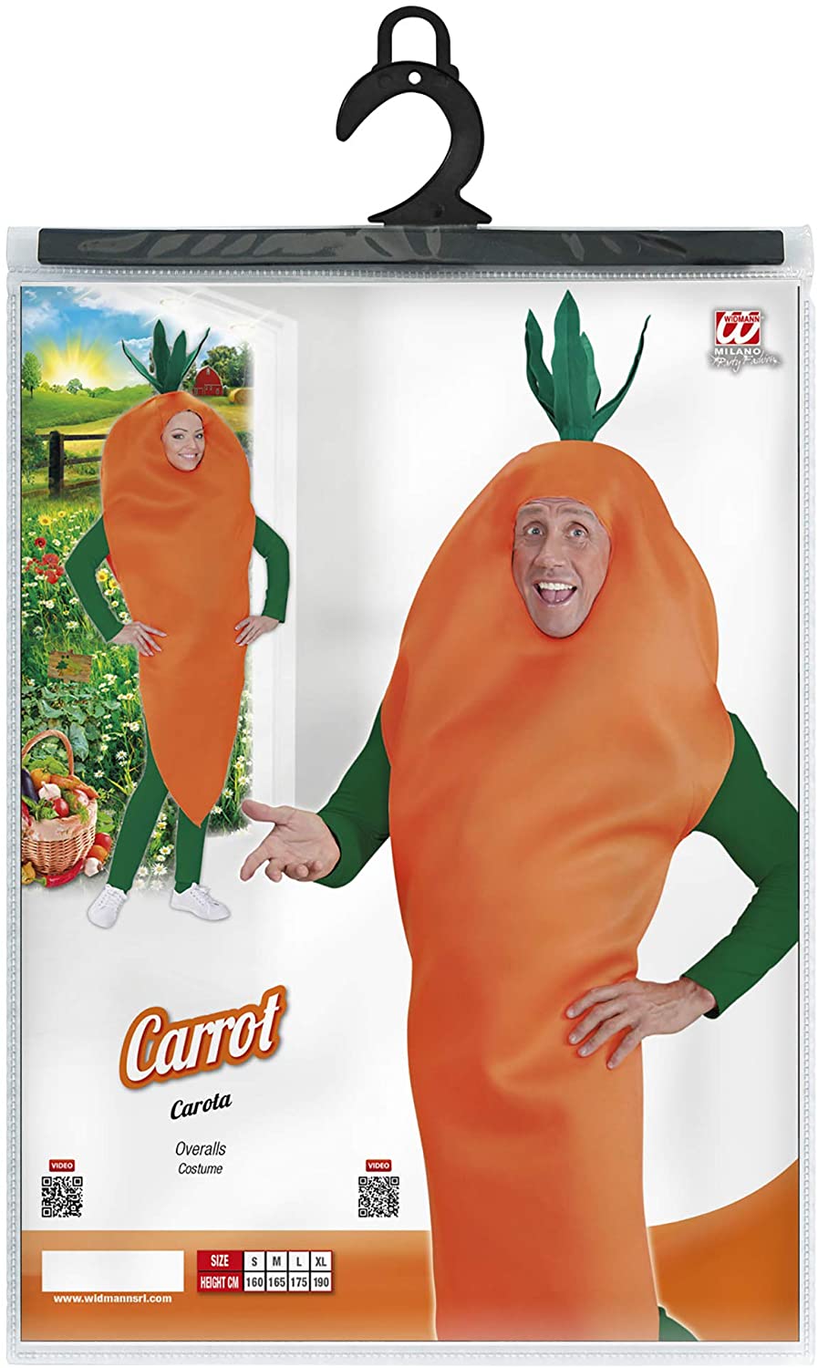 Carrot Costume Costume for Food & Drink Theme Fancy Dress Up Outfits ...