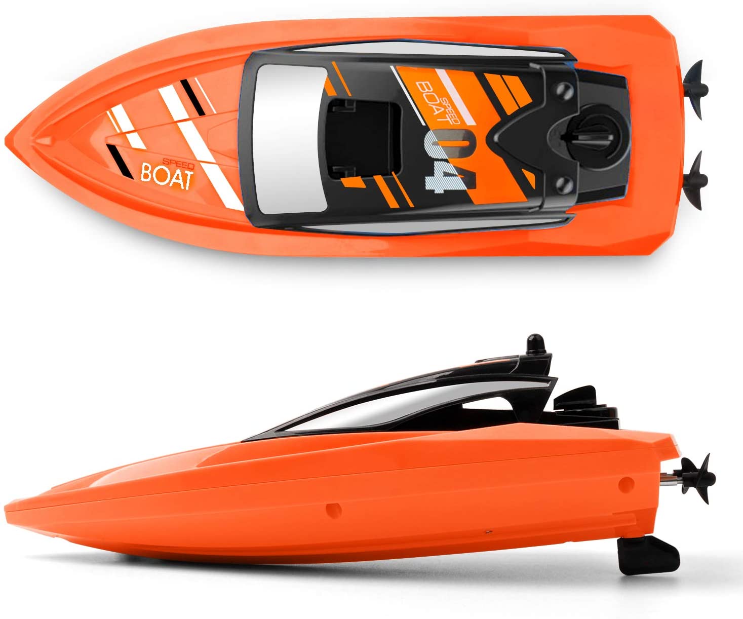 GizmoVine Remote Control Boat 2.4Ghz RC Boat Electric Racing Boat 4 ...