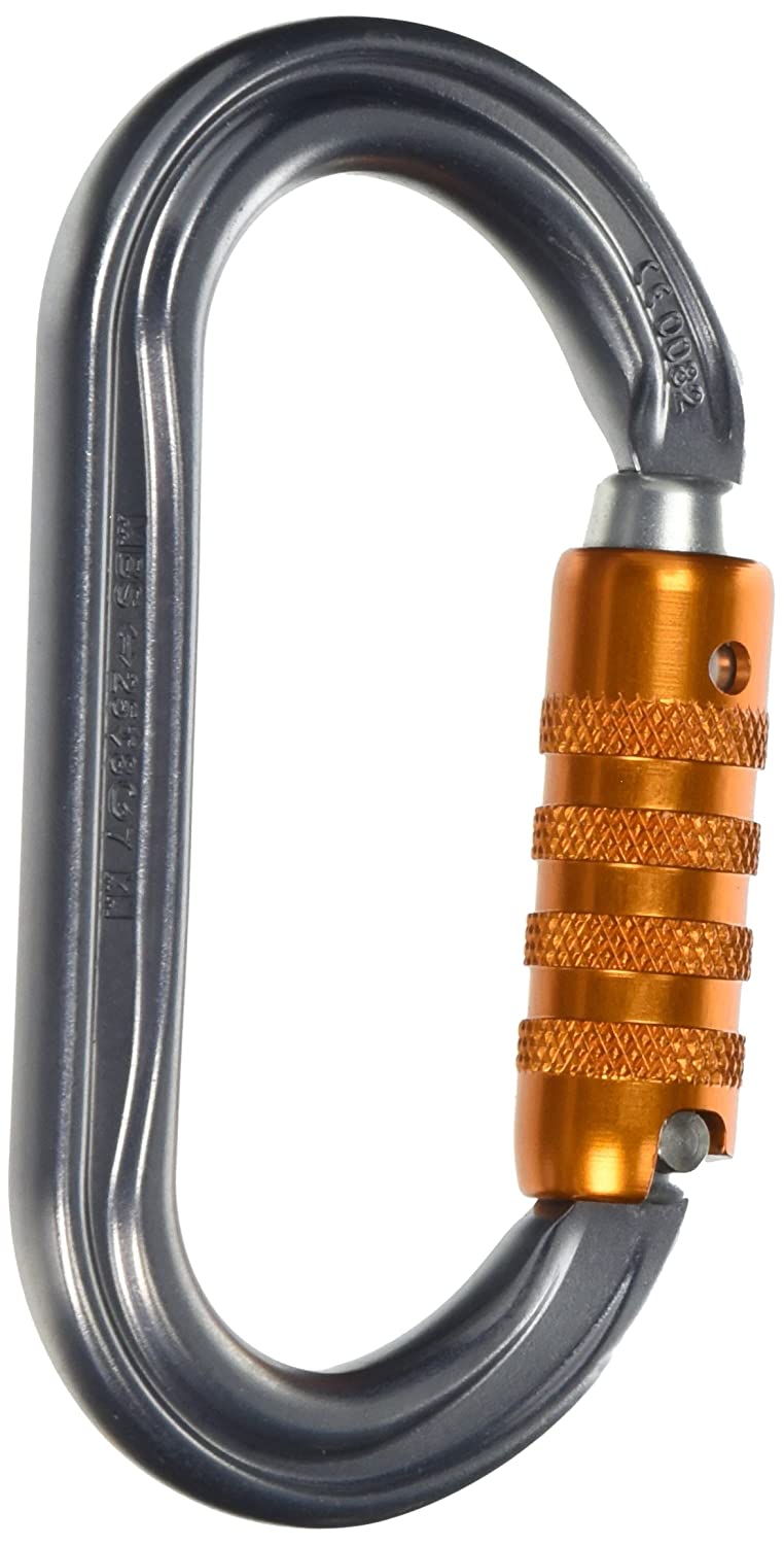 Petzl M33A TL NEW OK Lightweight Oval Carabiner, Triact-Lock, Grey ...