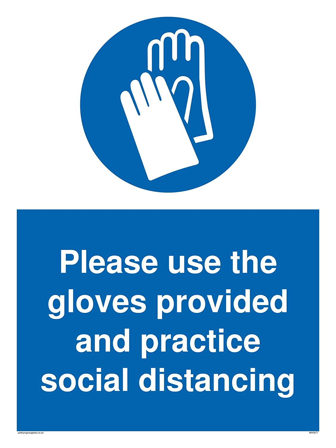 Viking Signs Please use the gloves provided and practice social ...