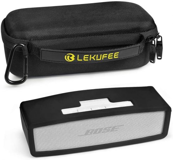 LEKUFEE Carrying Case Hard Case for Bose Soundlink Mini 1 and 2 with ...