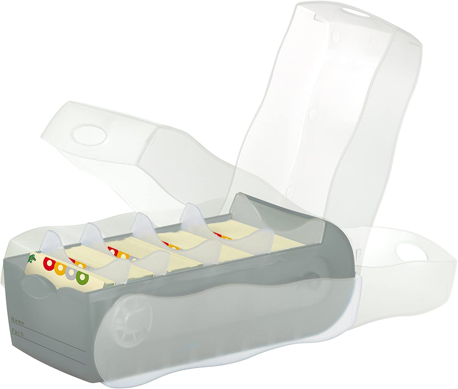 HAN 997-693, CROCO Flashcard Index Box. For learning vocabulary in an ...