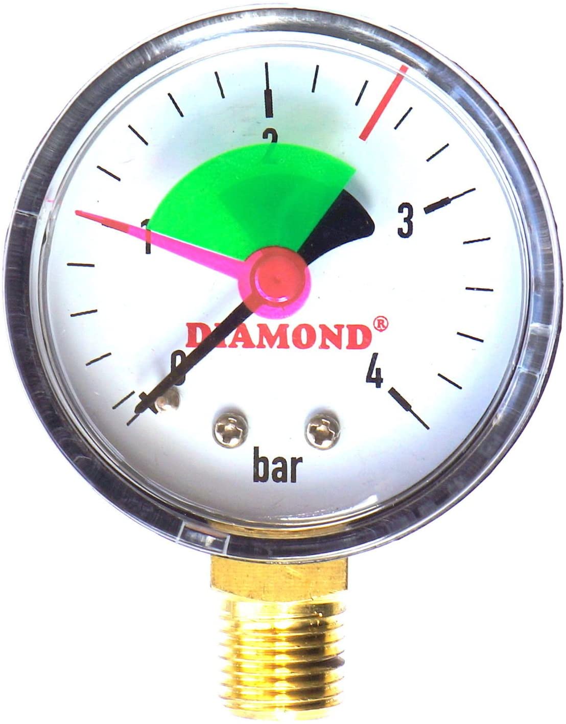 Industrial 50mm Hydraulic Pressure Gauge Manometer 4 bar 1/4” – BigaMart